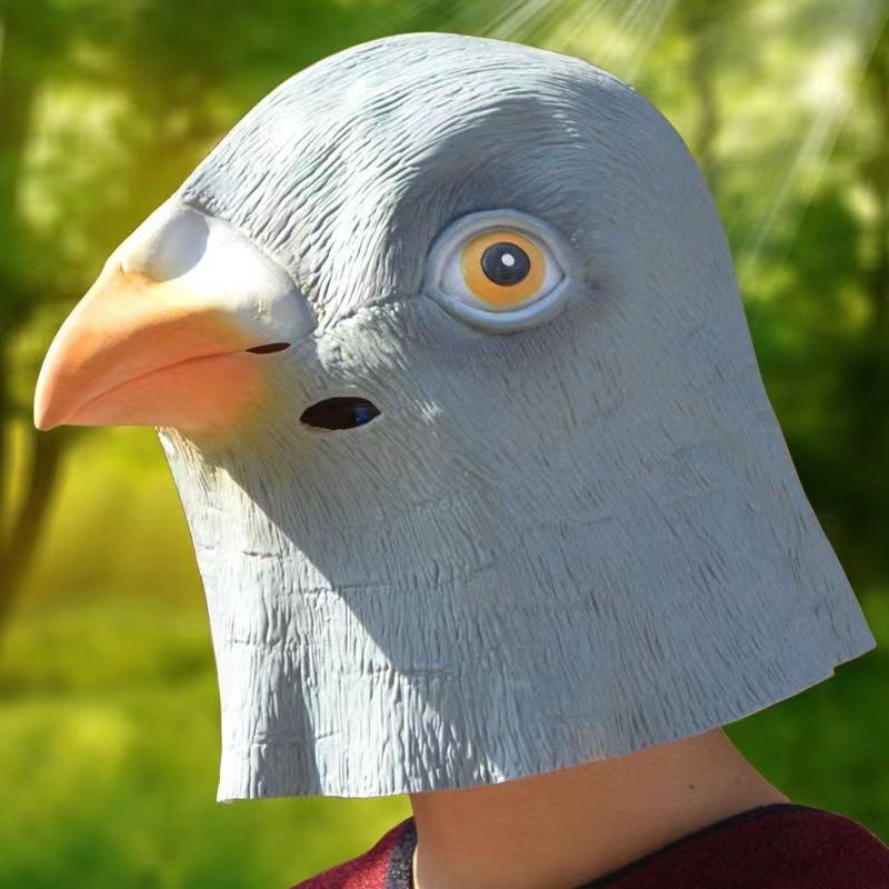 Handmade Masks Dove Masks Hand Cut Rubber Masks Animal Masks - Etsy