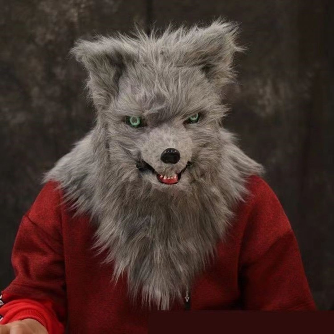 Wolf Mask Latex Mask Animal Mask Handmade Mask - Etsy