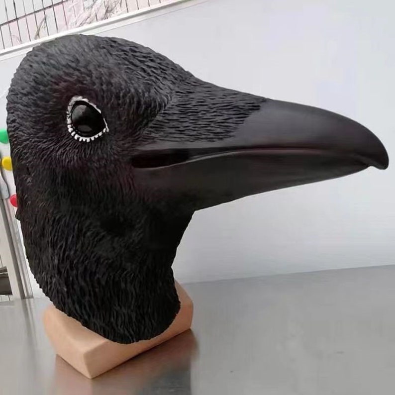 Handmade Latex Masks Crow Masks Hand-cut Rubber Mask Animal Masks - Etsy