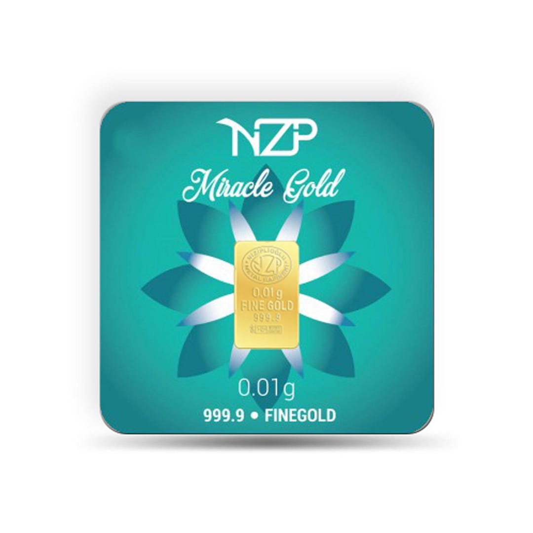 Nzp Gold Miracle Gold Mini Gold Bar 0.01g. Top Gift Fineness 999.9 Gold Bar 0.01 Grams - Etsy