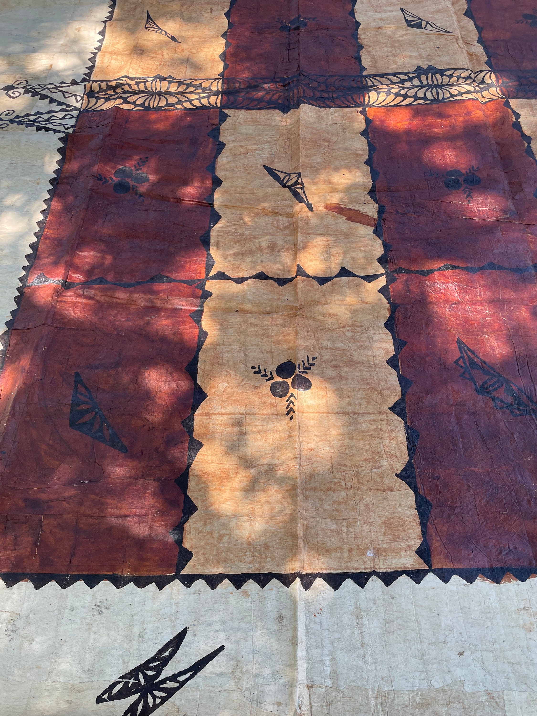 Samoan Tongan Siapo Tapa Cloth - Etsy