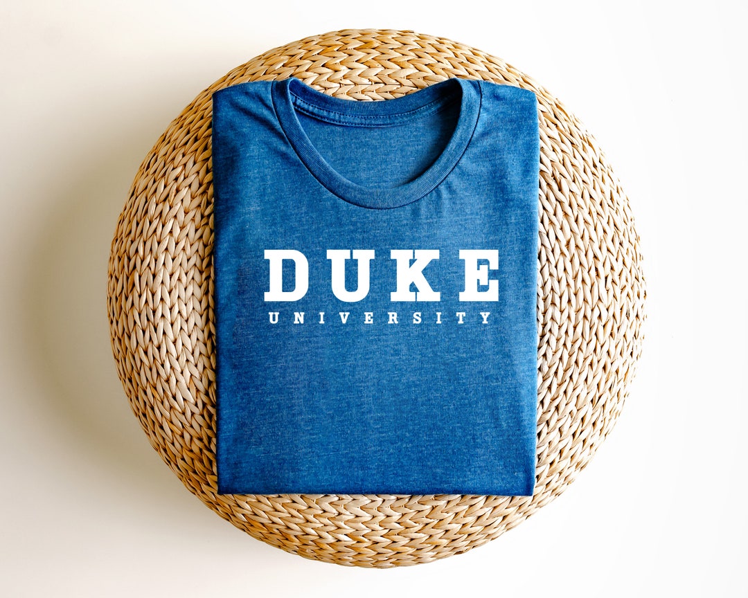 Duke University T Shirt, Duke College Shirt, Mike Krzyzewski Duke Blue ...