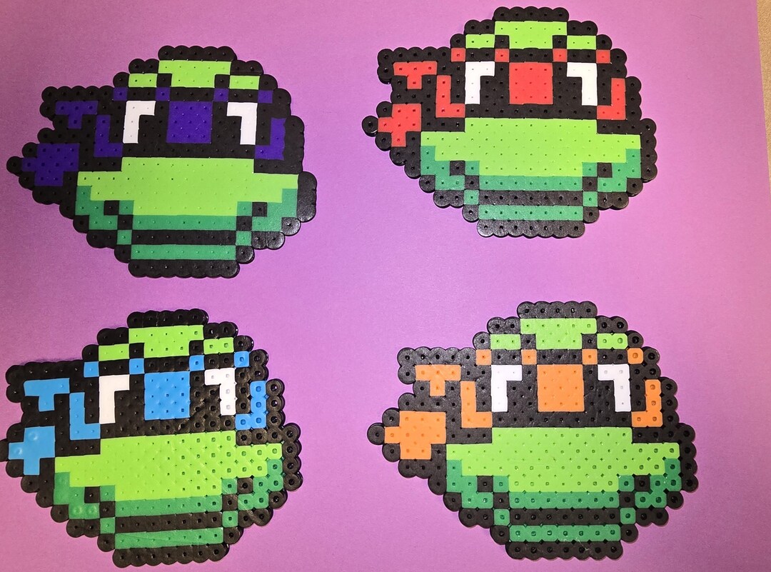Ninja Turtle Coasters - Etsy