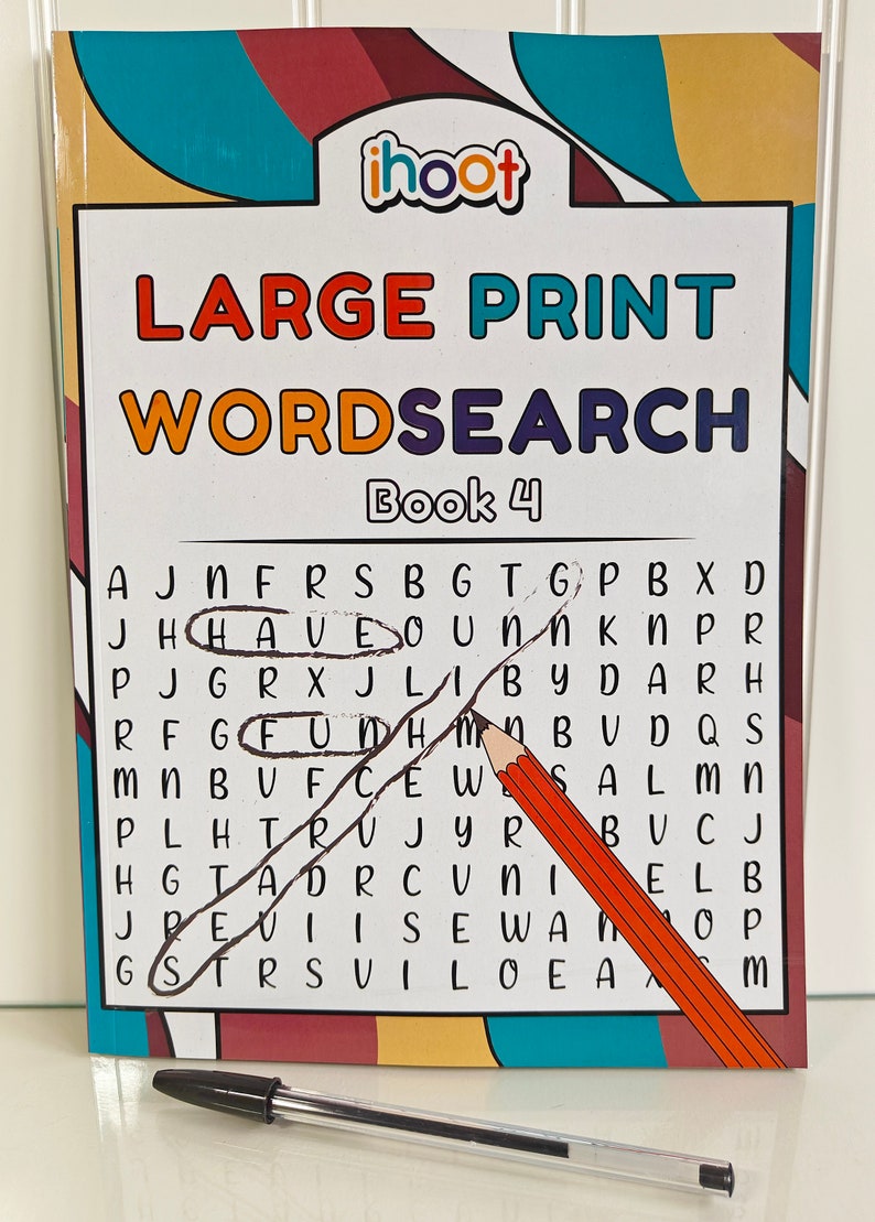 Large Print Wordsearch Puzzle Book, Easy to Read Puzzle Book, Puzzle ...