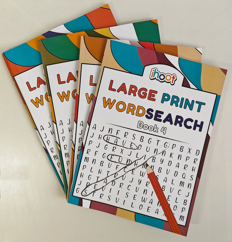 Large Print Wordsearch Puzzle Book, Easy to Read Puzzle Book, Travel ...