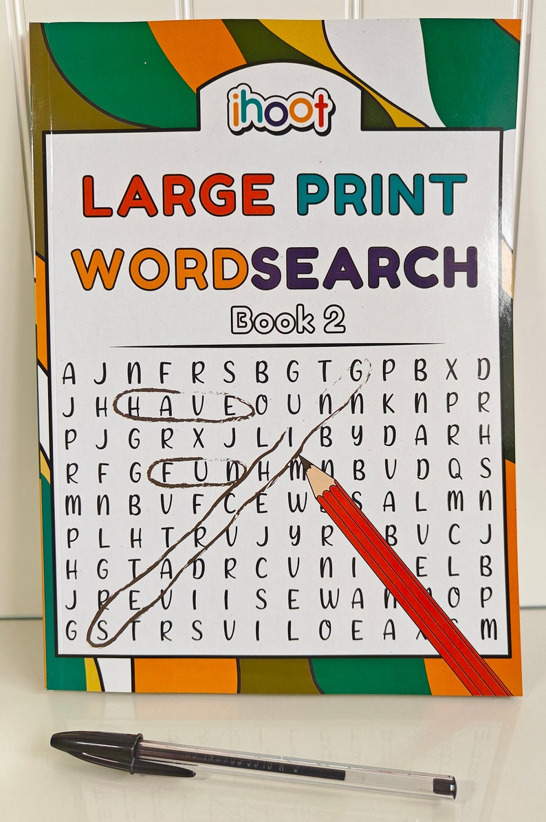 Large Print Wordsearch Puzzle Book, Easy to Read Puzzle Book, Puzzle ...