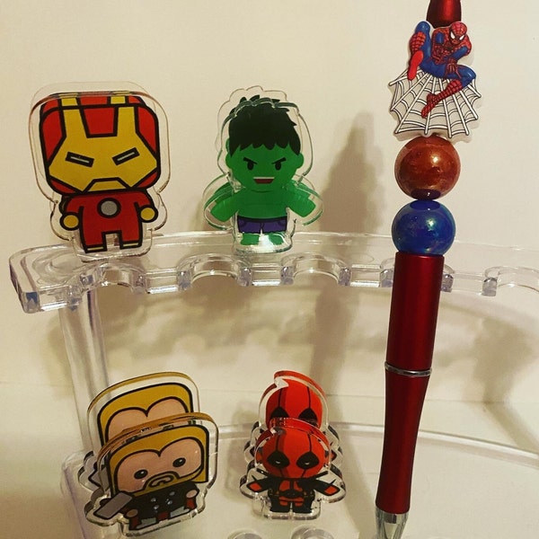 Spiderman Beaded Pens - Etsy
