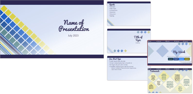 Custom Powerpoint Template | Custom Google Slides | Unique Design ...