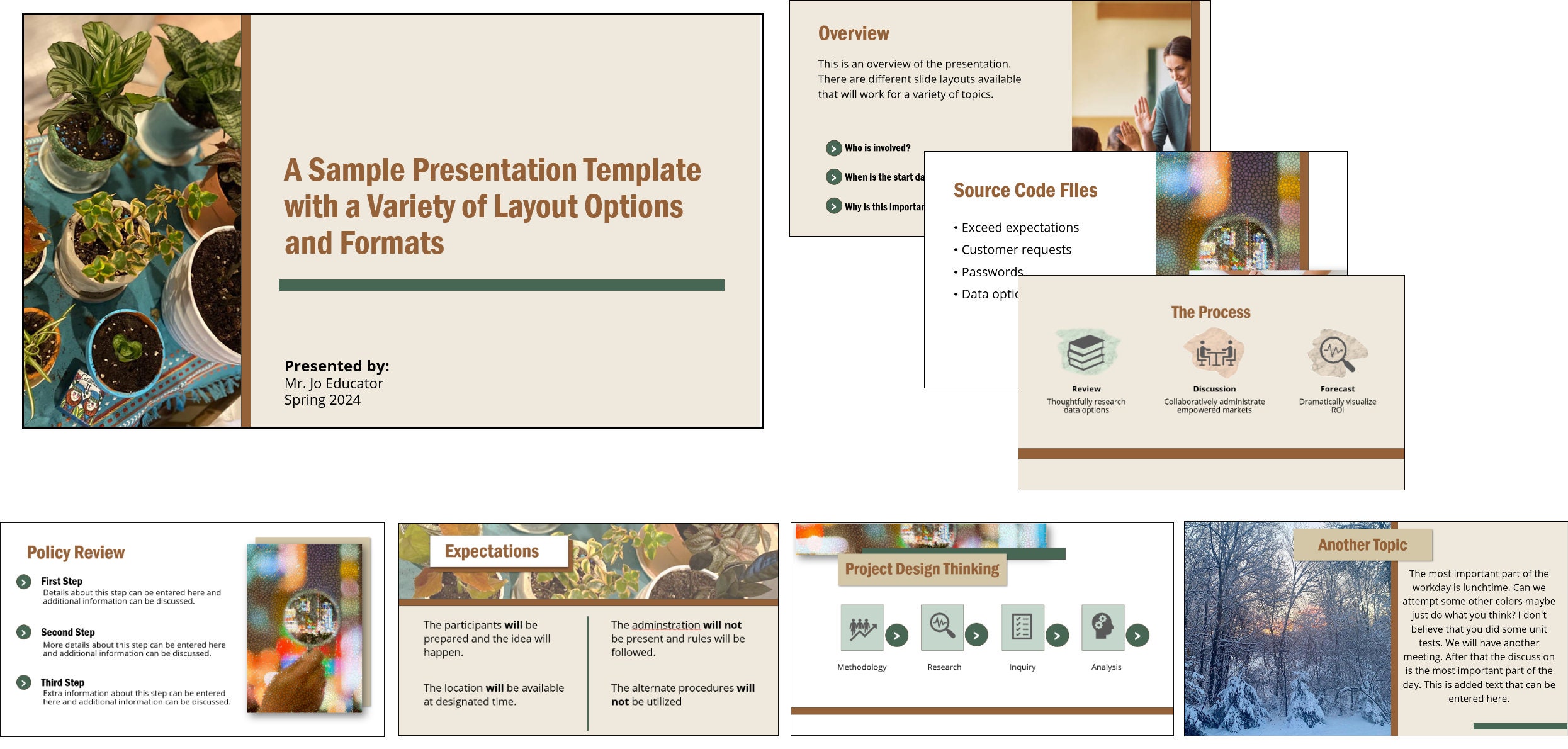 Custom Powerpoint Template | Custom Google Slides | Unique Design ...