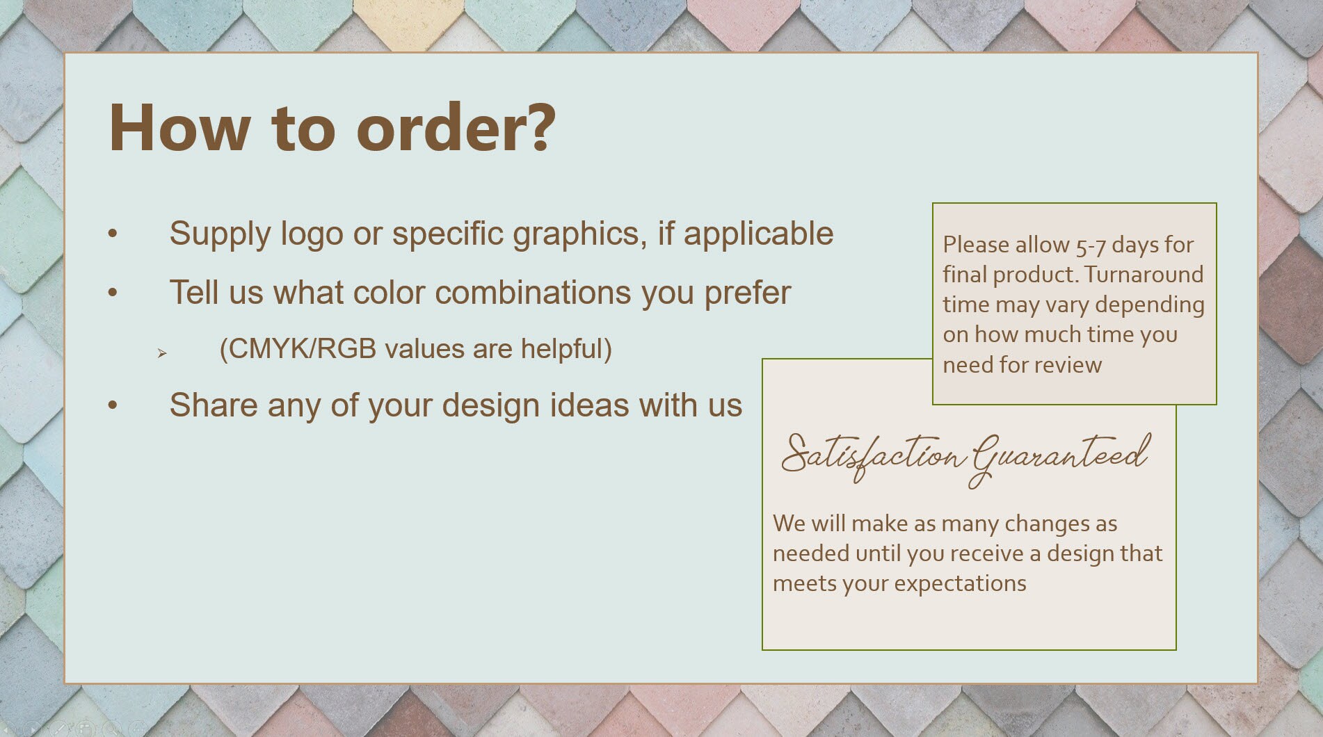 Custom Powerpoint Template | Custom Google Slides | Unique Design ...