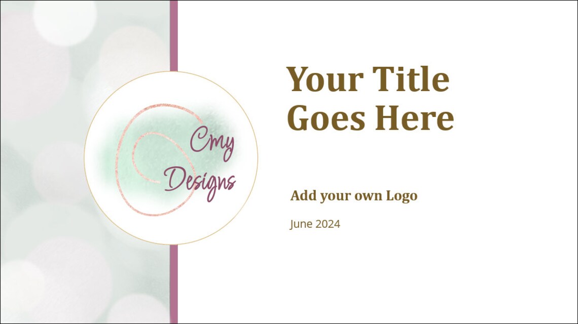 Custom Powerpoint Template | Custom Google Slides | Unique Design ...