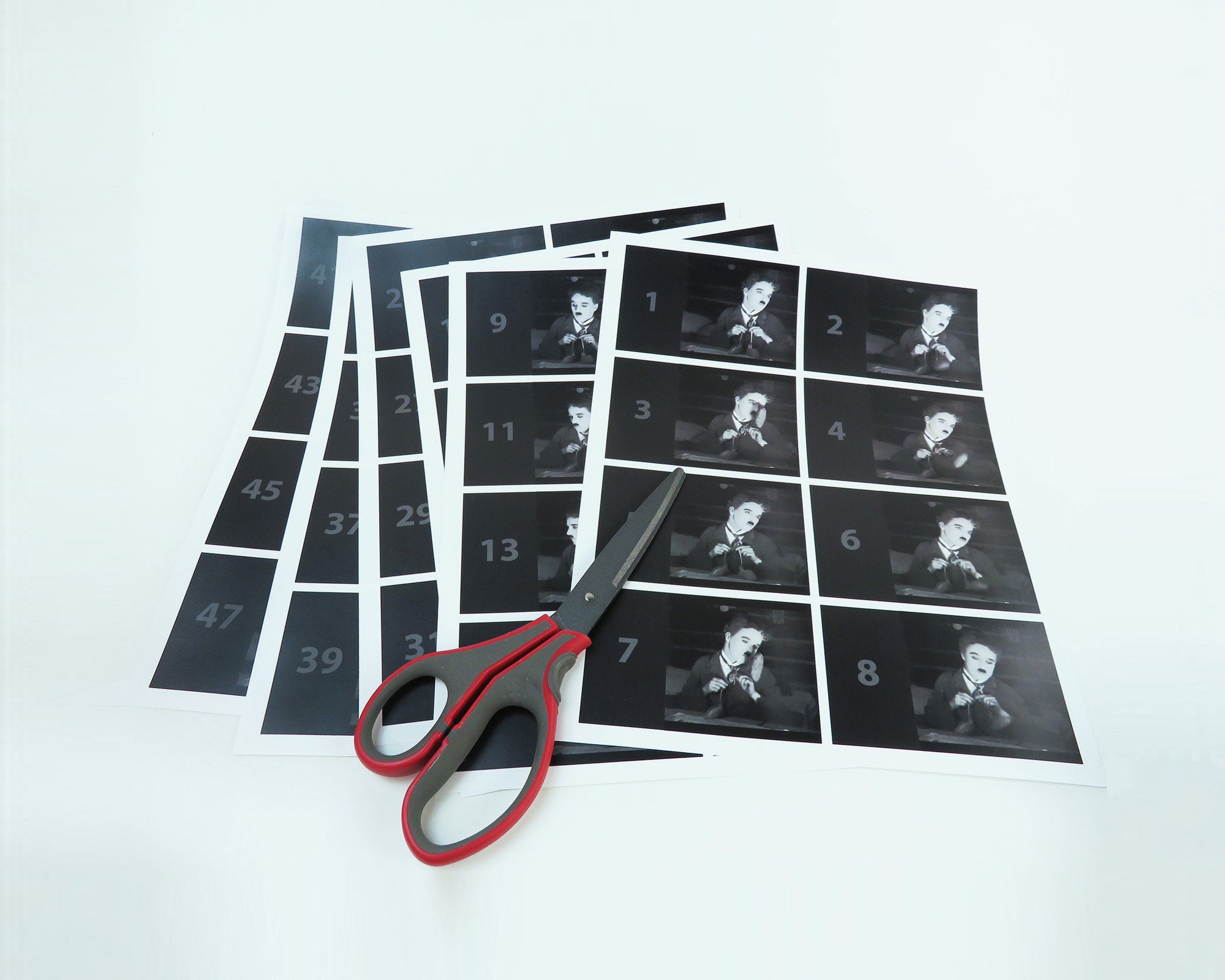 CHAPLIN Flipbook, DIY Flip Book, Animation, Printable Party Favors ...