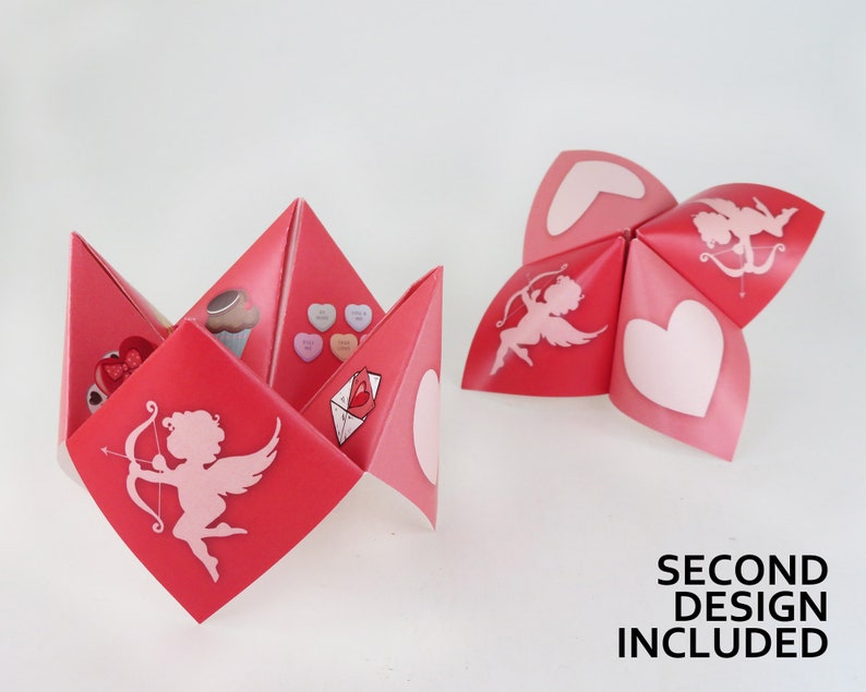 VALENTINES ORIGAMI Cootie Catcher Paper Fortune Teller - Etsy