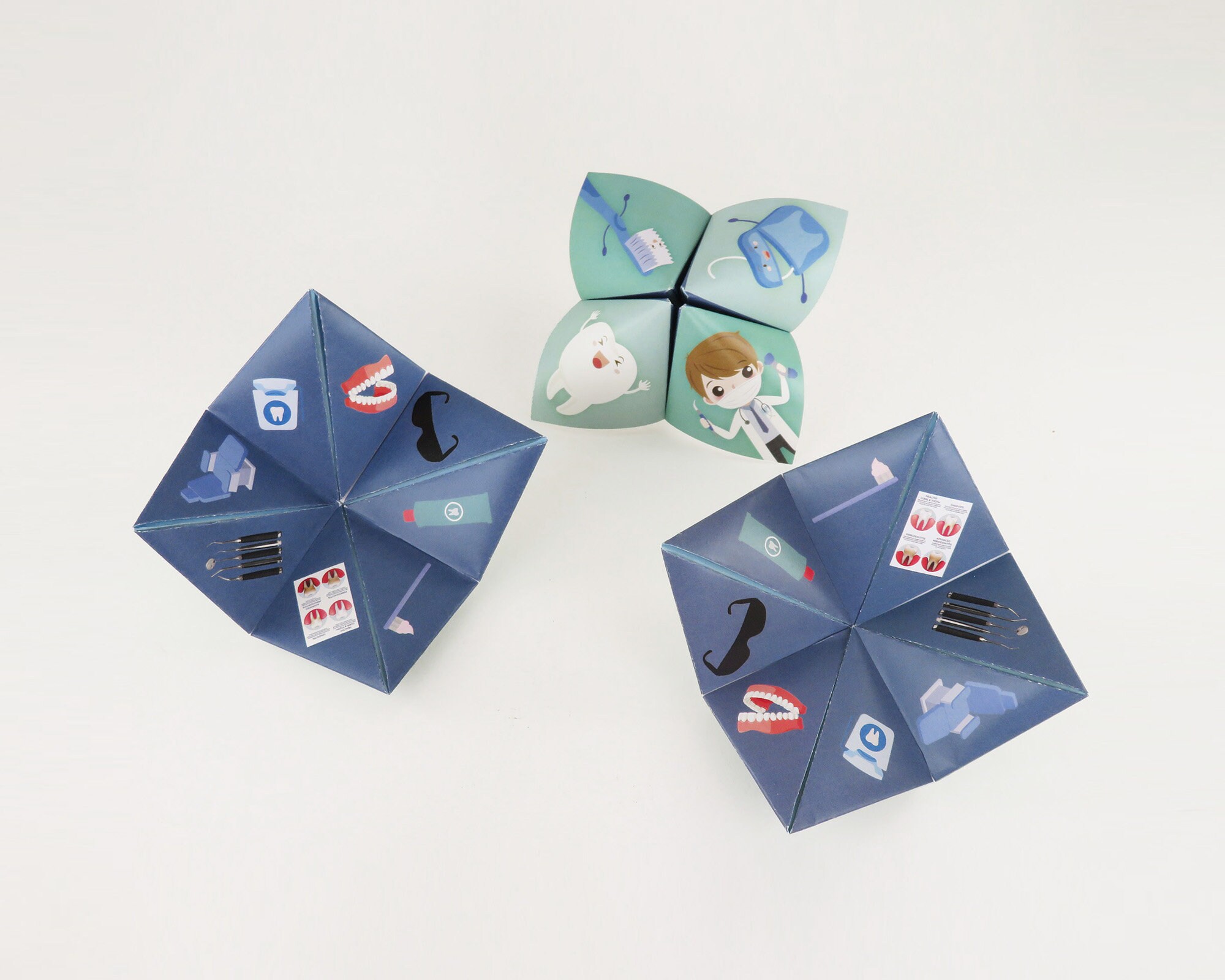 DENTIST ORIGAMI, Cootie Catcher, Paper Fortune Teller, Origami Art ...