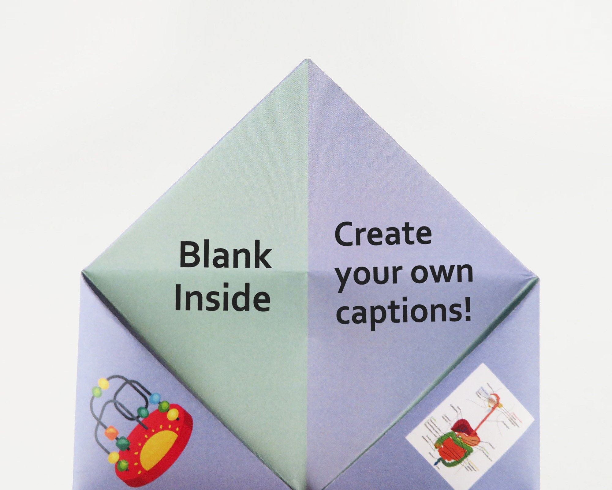 DOCTOR ORIGAMI, Cootie Catcher, Paper Fortune Teller, Printable Kid ...