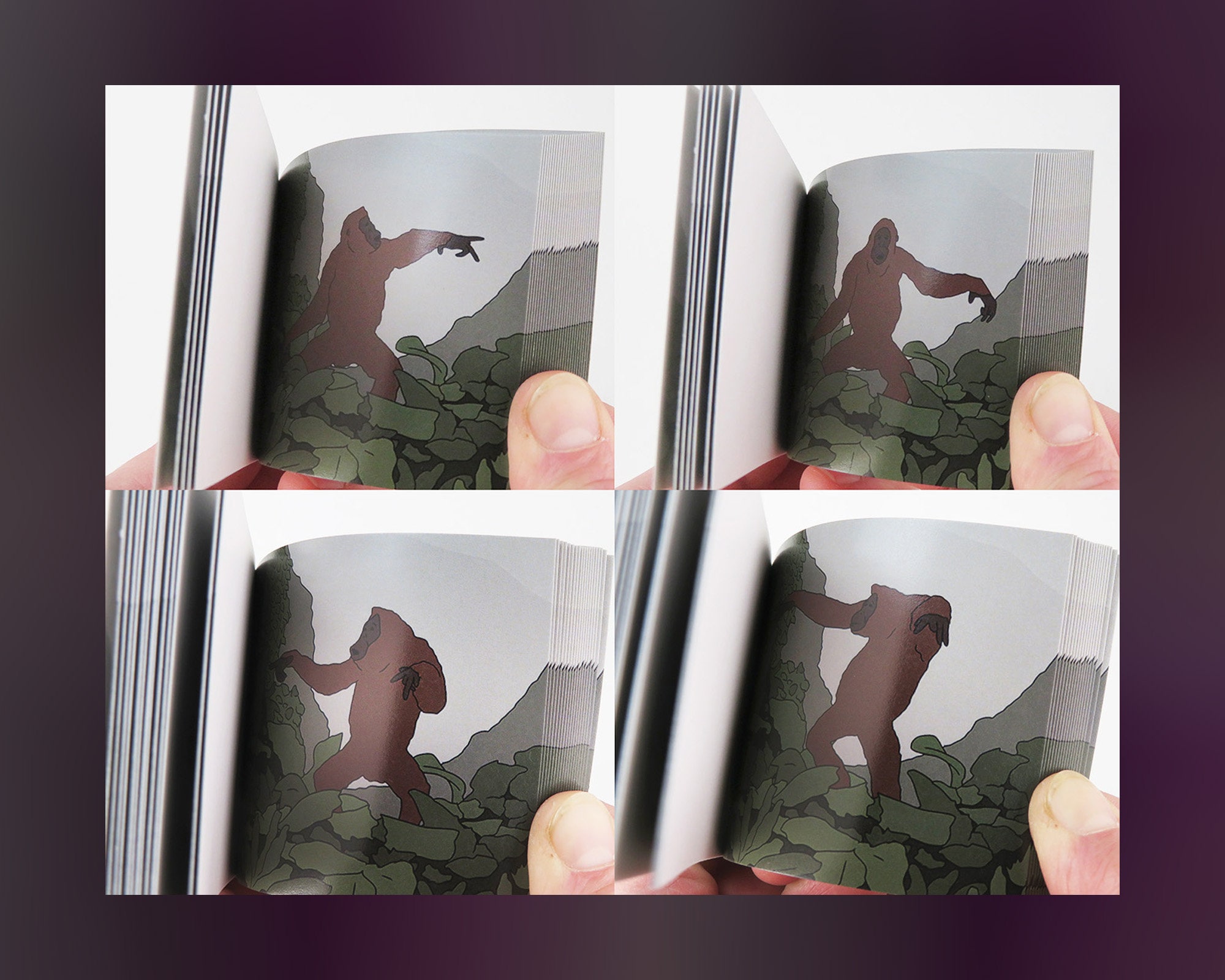 FLIPBOOK "gorilla", Cartoon Animated Orangutan, Dancing Gorilla, Monkey ...