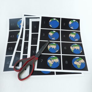 EARTH Flipbook, DIY Flip Book, Animation, Printable Party Favors ...