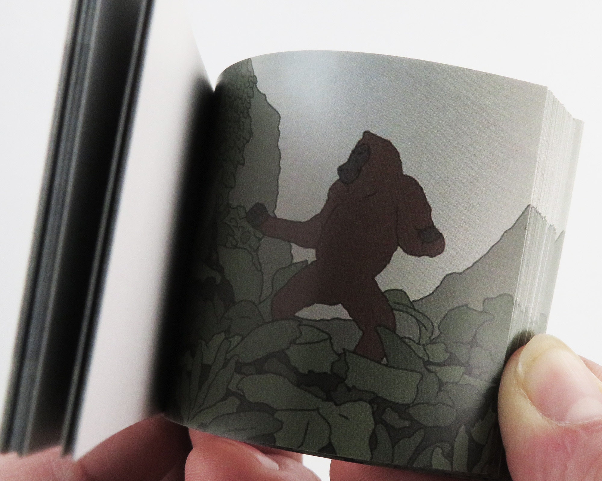 GORILLA Flipbook, DIY Flip Book, Animation, Printable Party Favors ...