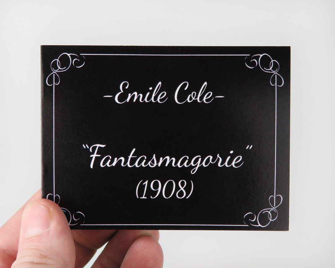 FLIPBOOK fantasmagorie, 1908 Émile Cohl, Public Domain Animation ...
