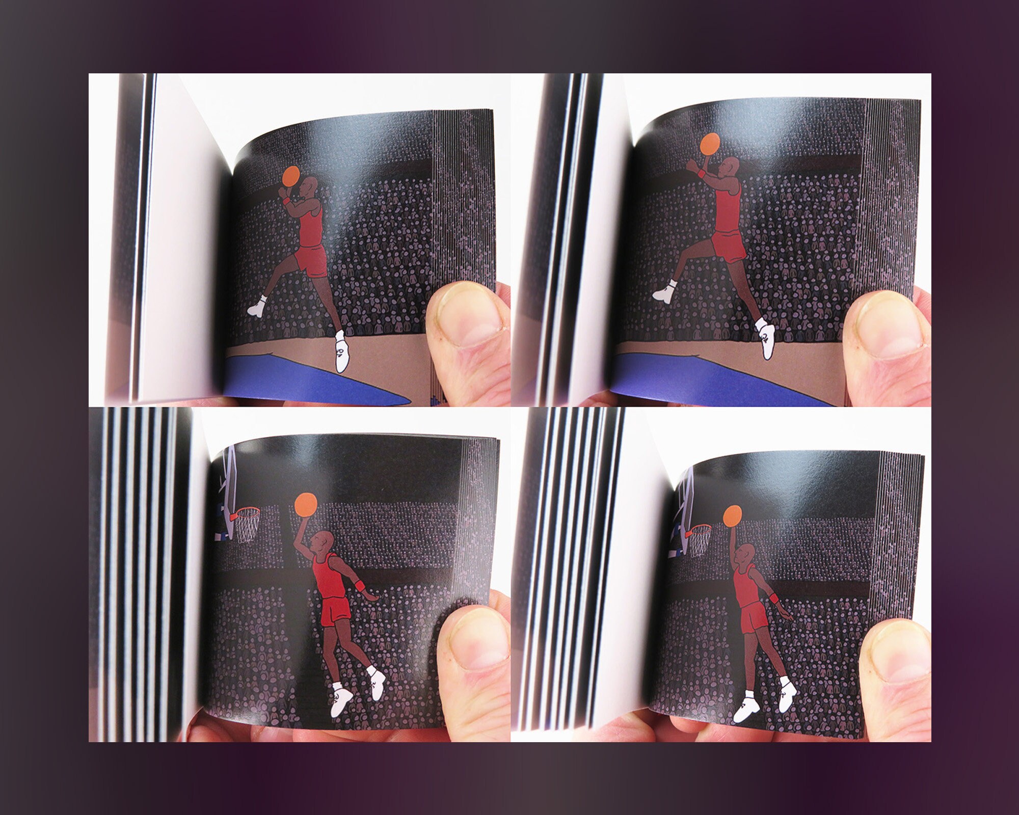 FLIPBOOK "basketball", Slam Dunk, Cartoon Animated Basketball Player ...