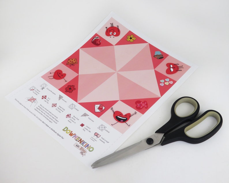 VALENTINES ORIGAMI Cootie Catcher Paper Fortune Teller - Etsy