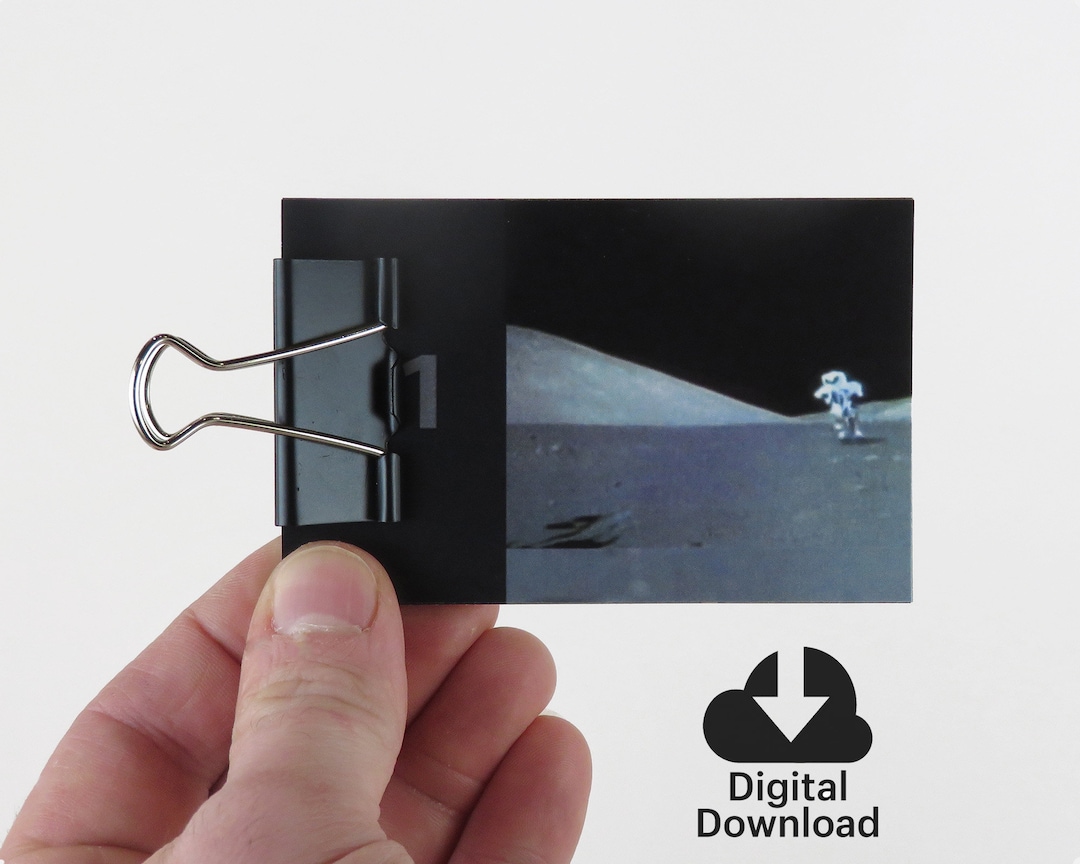 ASTRONAUT Flipbook, DIY Flip Book, Animation, Printable Party Favors ...