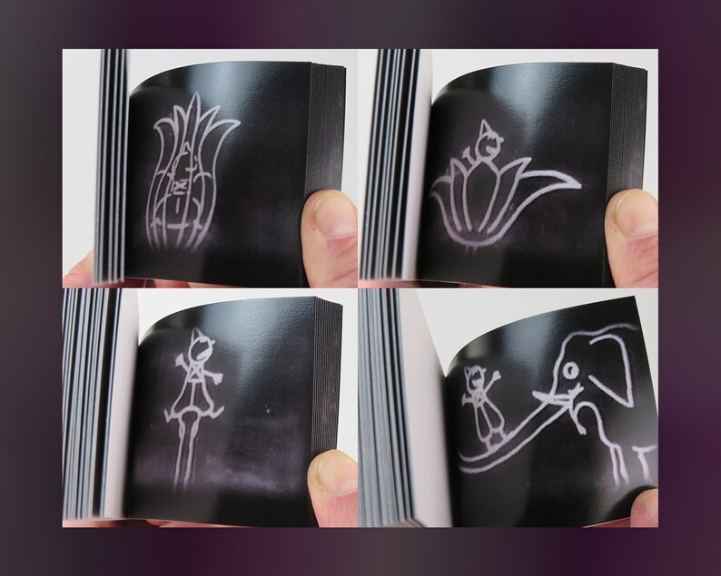 FLIPBOOK fantasmagorie, 1908 Émile Cohl, Public Domain Animation ...