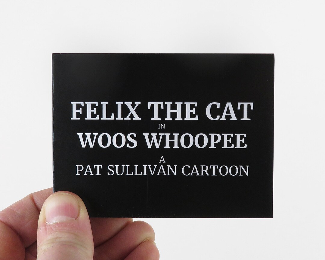 FLIPBOOK "felix the Cat", Woos Whoopee, Public Domain Animation ...