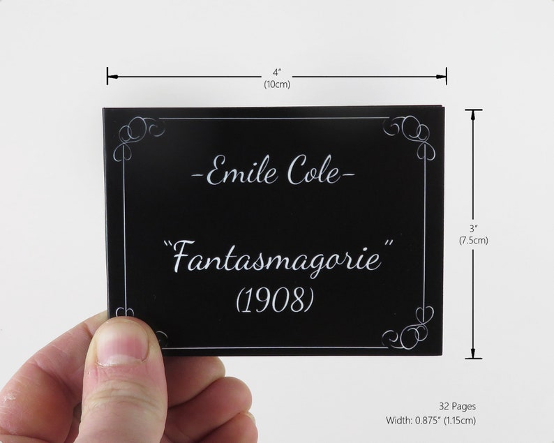 FLIPBOOK fantasmagorie, 1908 Émile Cohl, Public Domain Animation ...