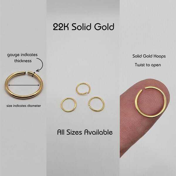 22k Gold Ring - Etsy