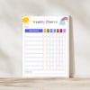 Editable Weekly Kids Chore Chart | PDF & PNG | Canva Link | Kids Daily ...