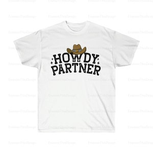 Howdy Partner Western PNG | Cowboy & Cowgirl Sublimation Design ...