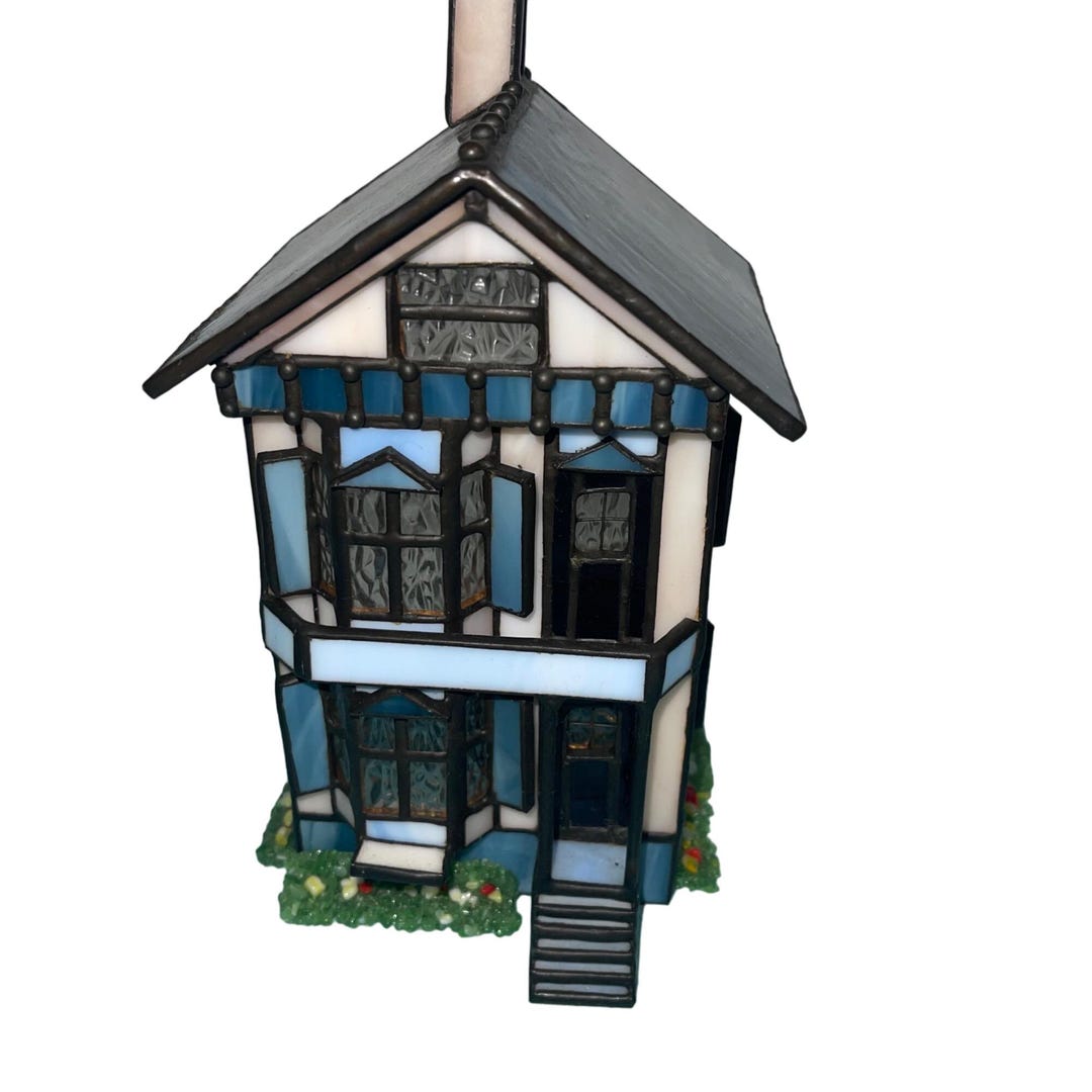 Forma Vitrum Vintage Lighted House Doctors Domain Stained Glass ...