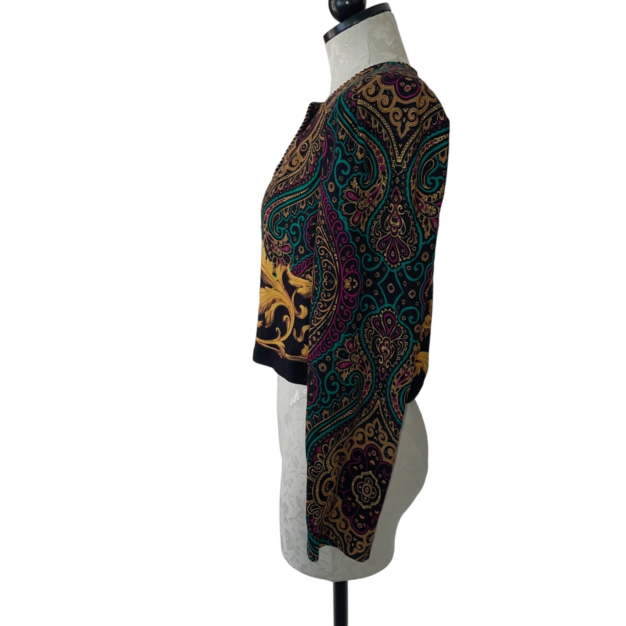 Jessica Howard Vintage Puff Sleeves Jacket Palazzo Pant Set Size 8 ...