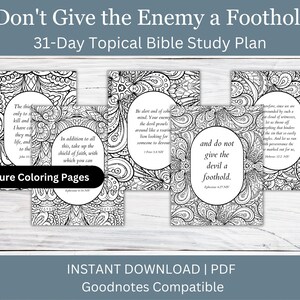 Bible Study Journal | Bible Reading Plan Printable | Digital Bible ...