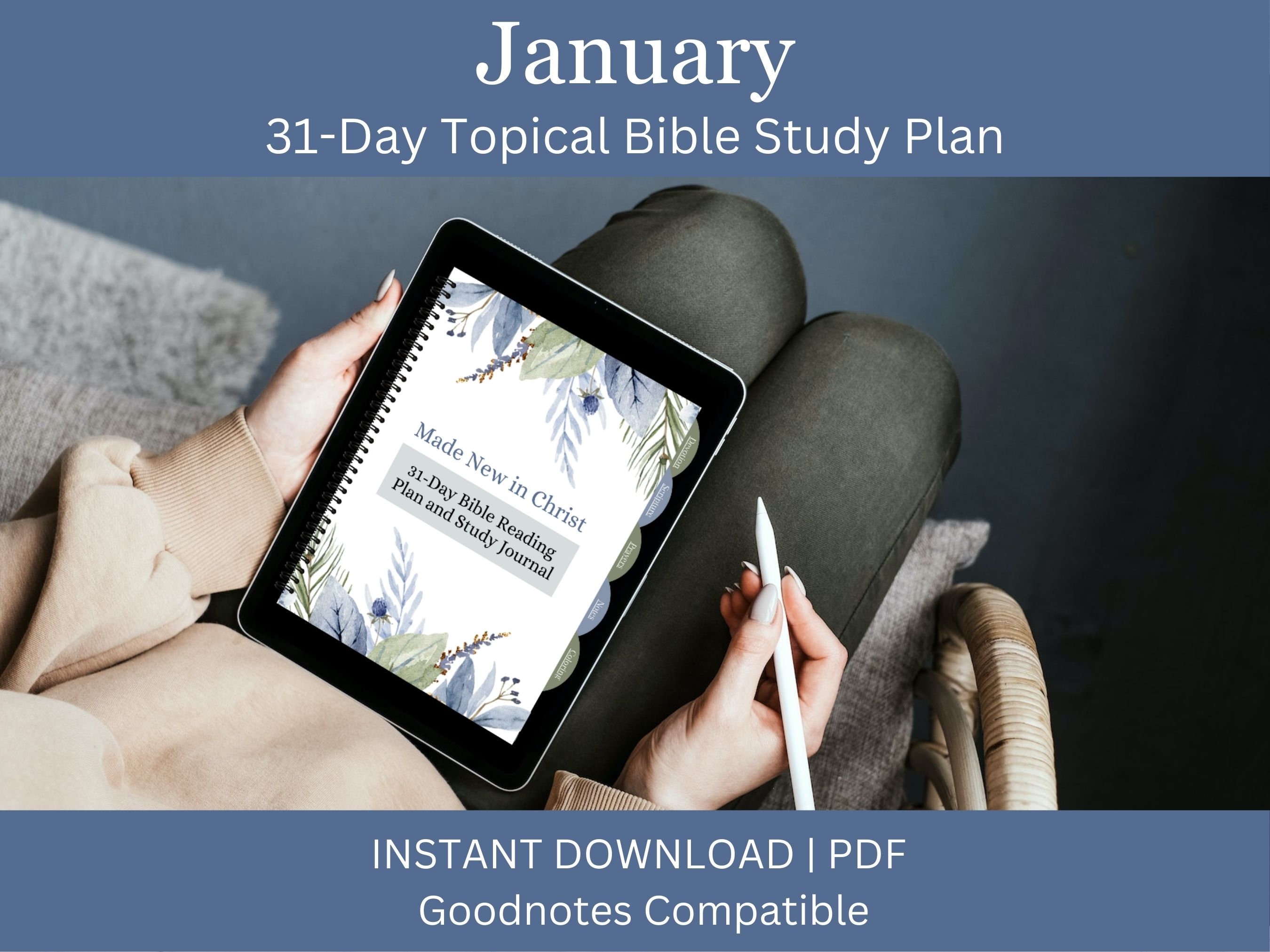 Bible Study Journal | Bible Reading Plan Printable | Digital Bible ...