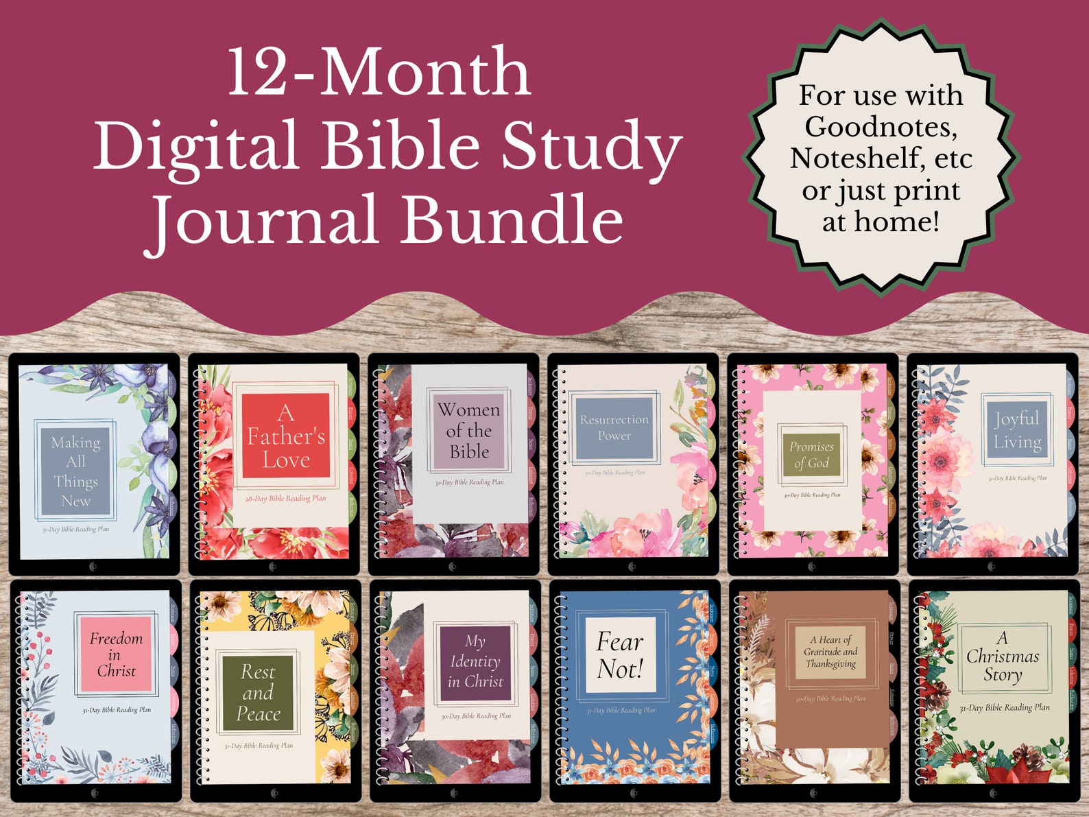 Digital Bible Journal | Digital Bible Study | Bible Reading Plan ...