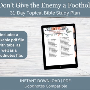Bible Study Journal | Bible Reading Plan Printable | Digital Bible ...