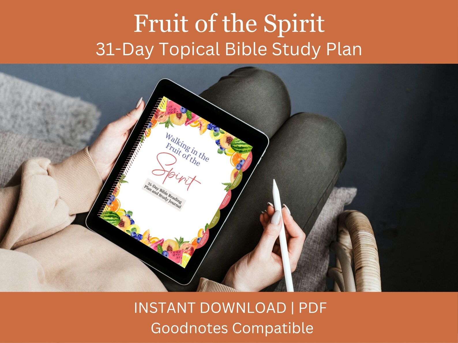 Fruit of the Spirit Bible Study | Christian Digital Planner (PDF) - Etsy