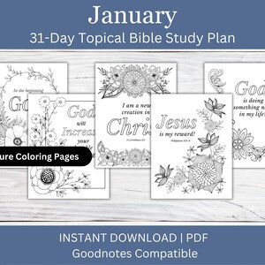 Bible Study Journal | Bible Reading Plan Printable | Digital Bible ...