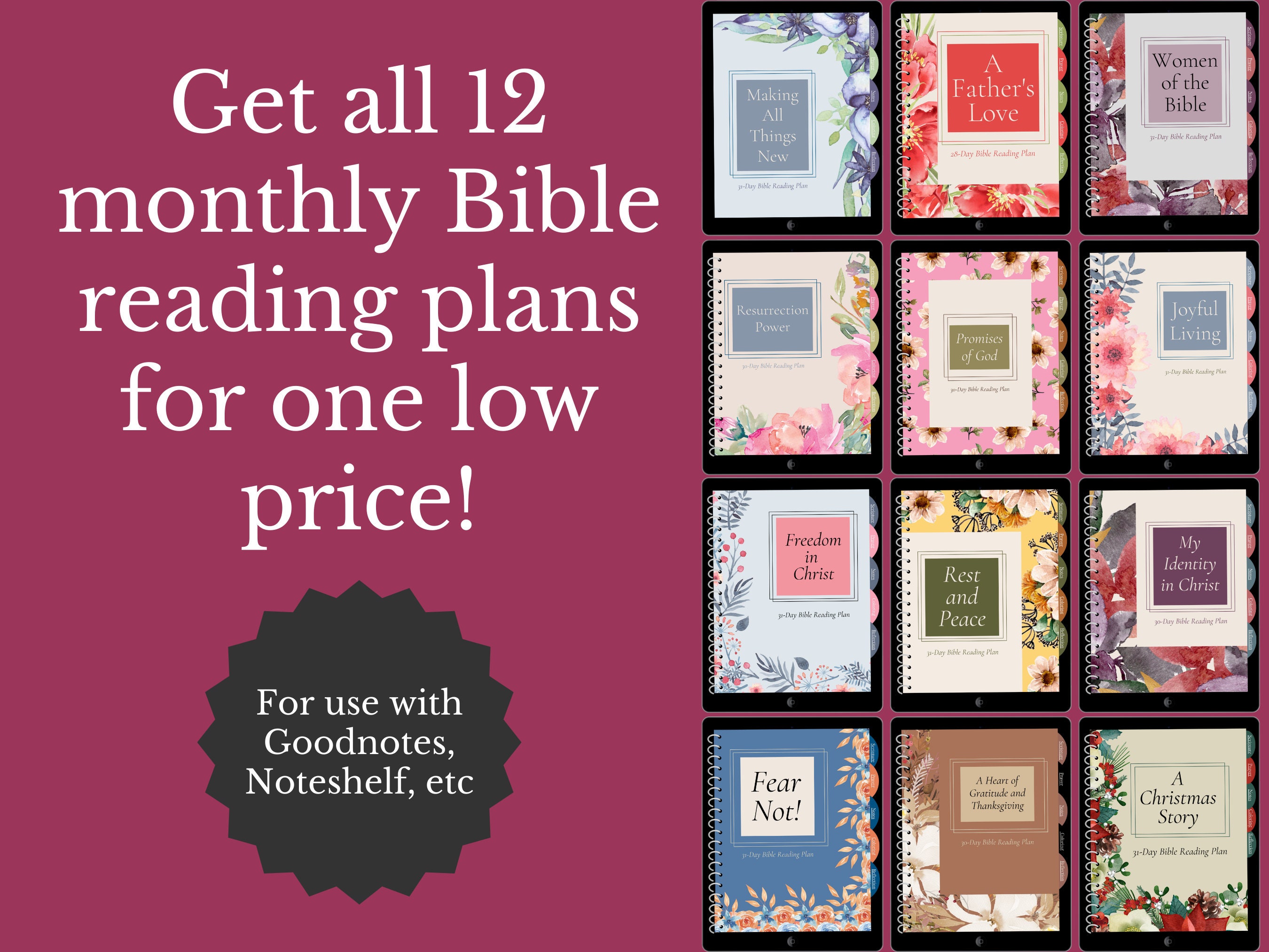 Digital Bible Journal | Digital Bible Study | Bible Reading Plan ...