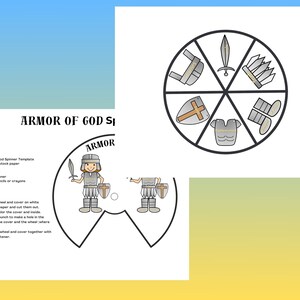 Armor of God Activity Book for Kids, Bible Story Printables, Bible ...