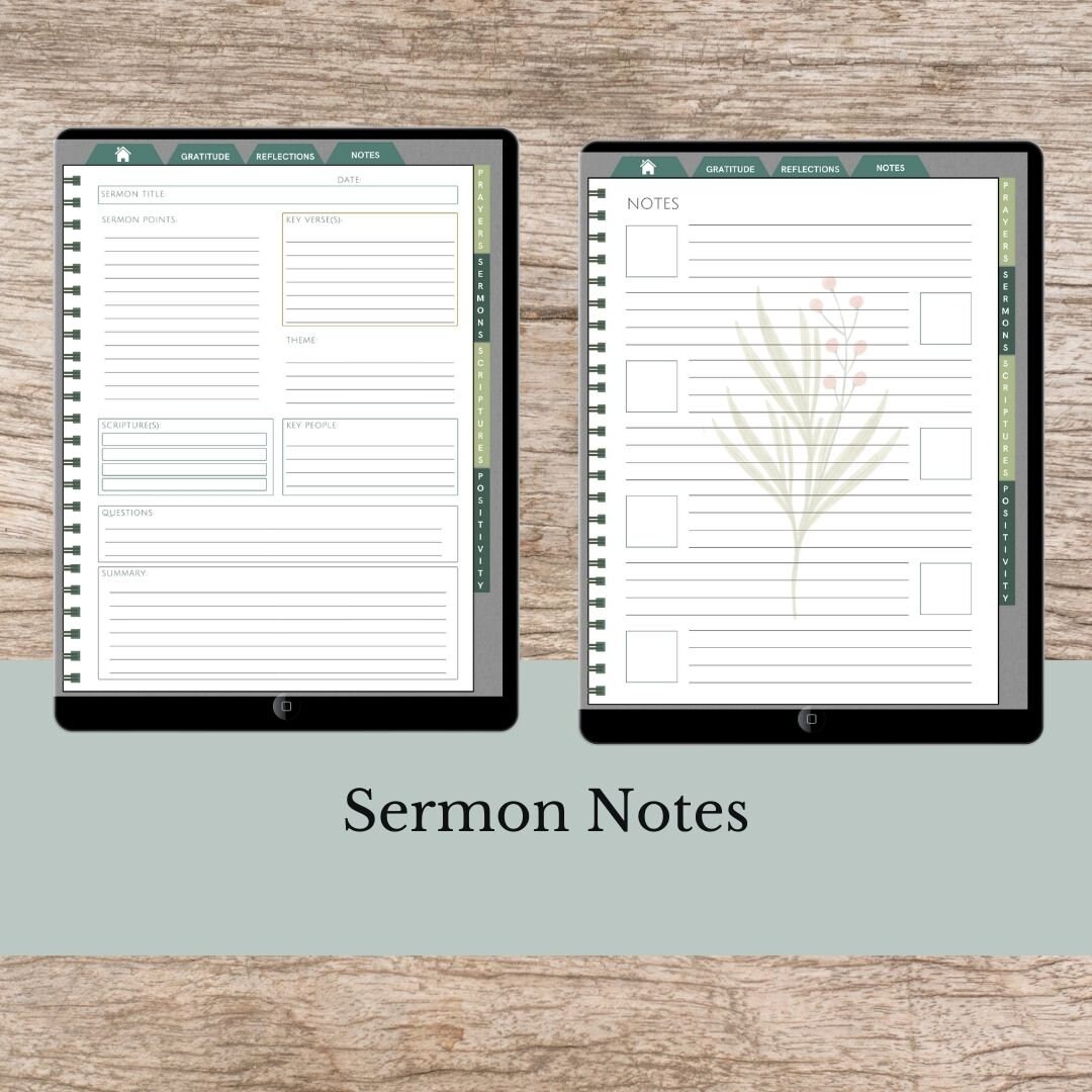 Digital Prayer Journal, Prayer Planner, Prayer Journal for Goodnotes ...
