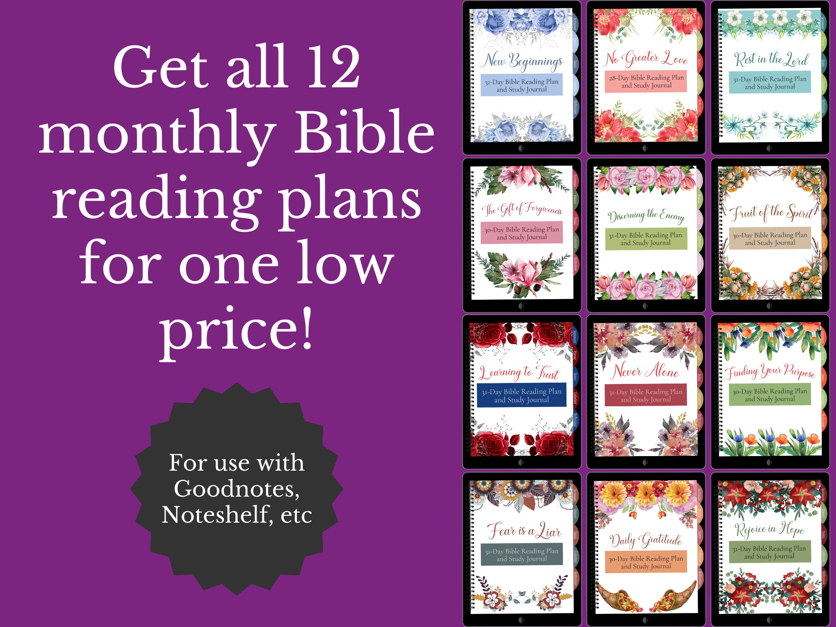 Digital Bible Journal | Digital Bible Study | Bible Reading Plan ...