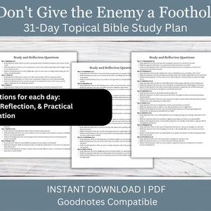 Bible Study Journal | Bible Reading Plan Printable | Digital Bible ...