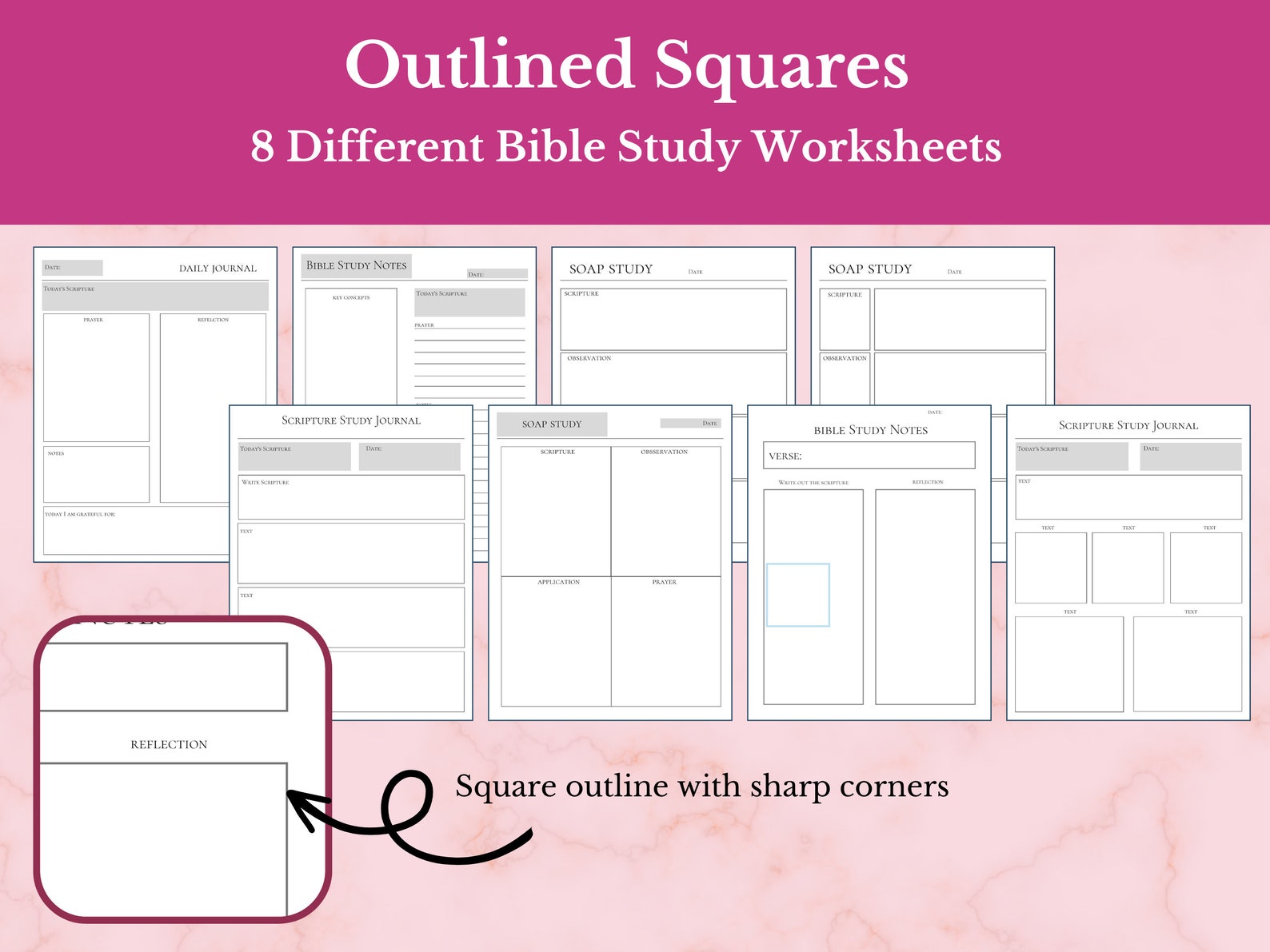 Bible Study Templates | Editable Canva Template | Bible Study ...