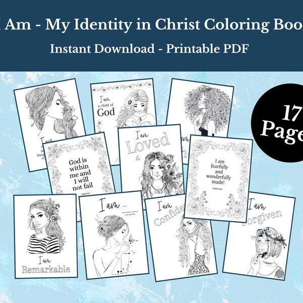 Bible Coloring Book - Etsy