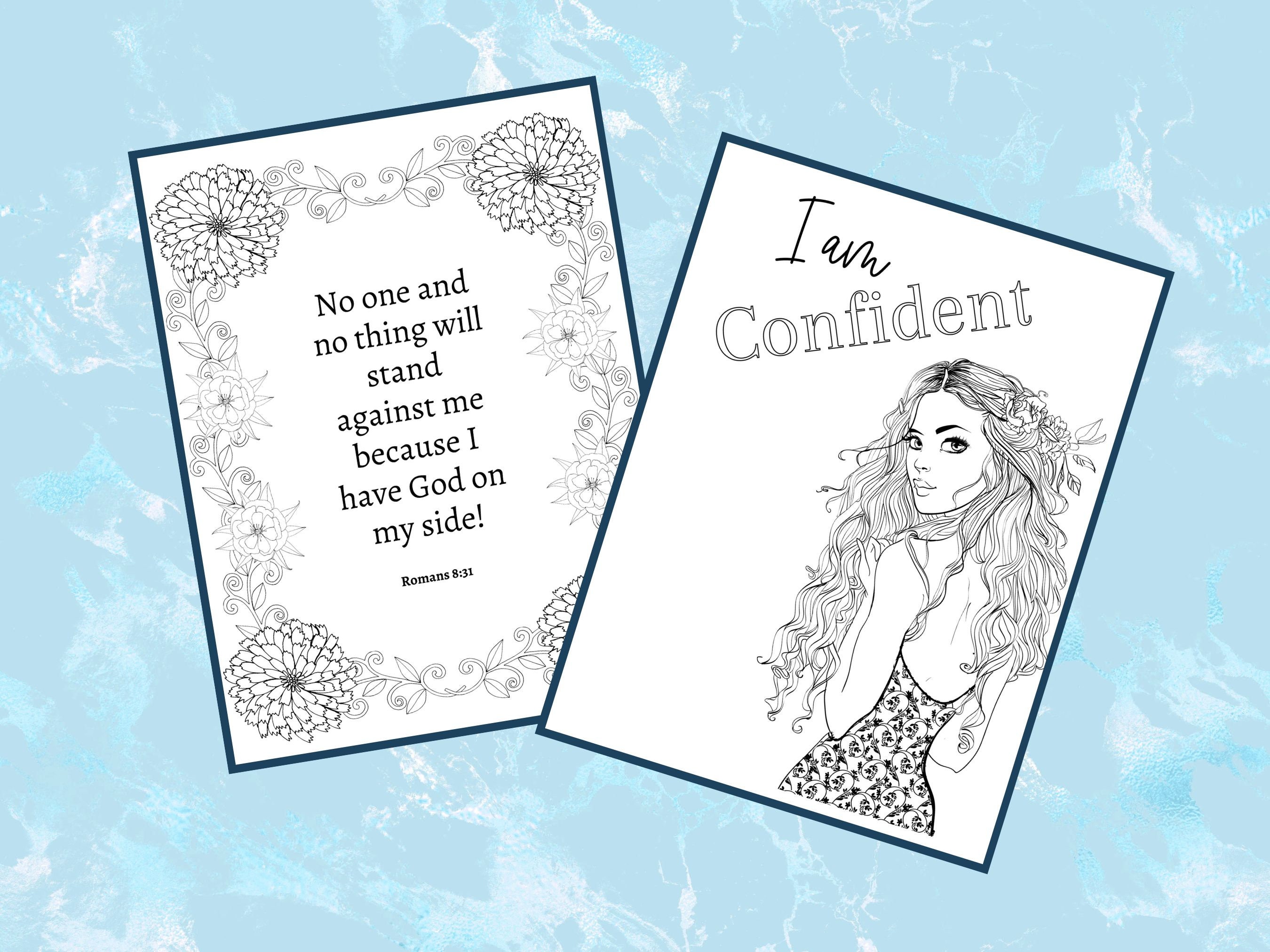 My Identity in Christ Bible Coloring Book - Instant Download Printable ...