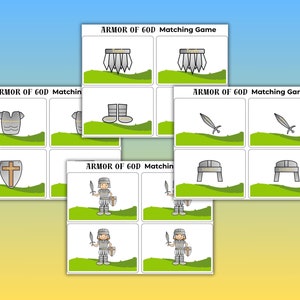 Armor of God Activity Book for Kids, Bible Story Printables, Bible ...