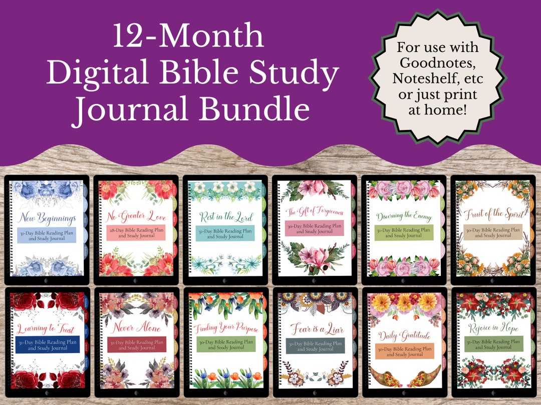 Digital Bible Journal | Digital Bible Study | Bible Reading Plan ...